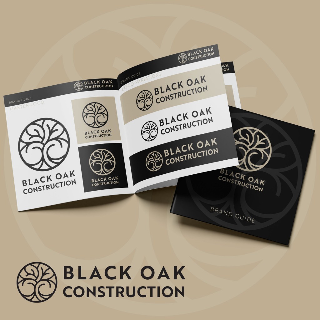 Building a bold identity for Black Oak Construction | Wilson Design ...